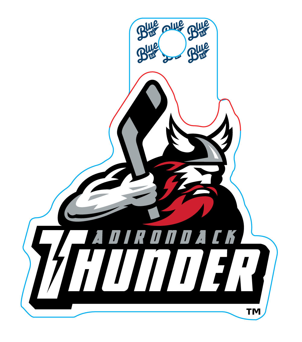 PRIMARY LOGO STICKER | Adirondack Thunder Retail Store